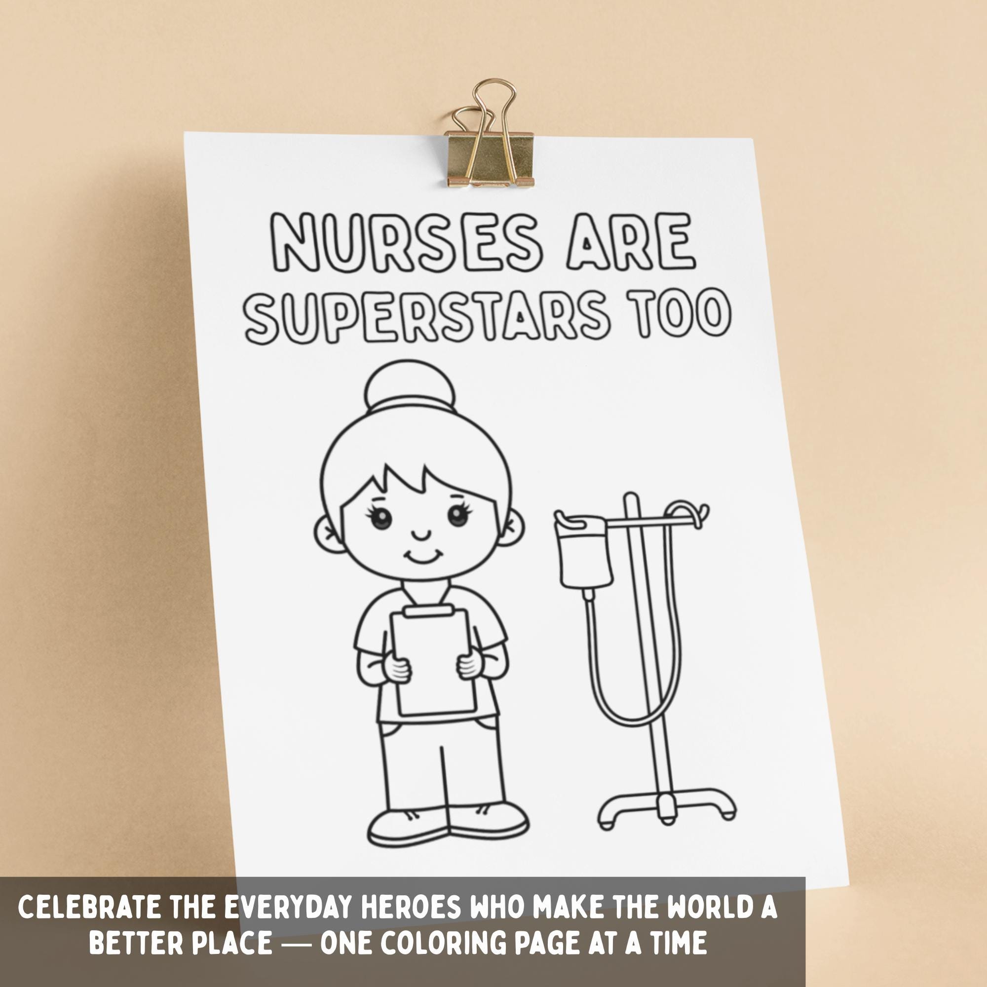 Doctor Nurse Coloring Pages Kids Printables, Fun Educational Activity ...