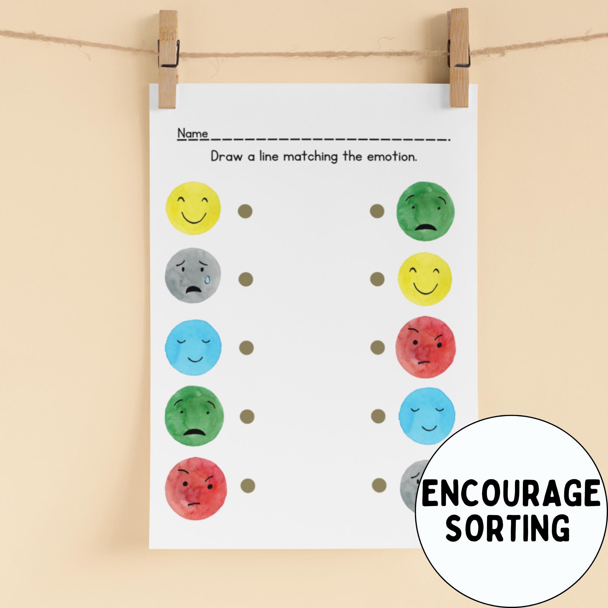 Printable Matching Worksheets, Fun Learning Tools for Early Childhood ...