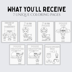 Police Coloring Pages , Fun and Engaging Printable Art for Kids ...