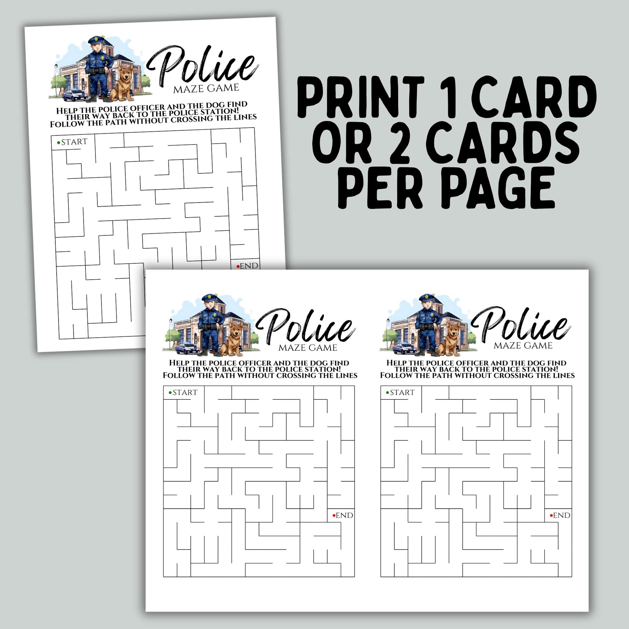 Police Word Search Printable for Kids, Engaging Learning Tool, Ideal ...
