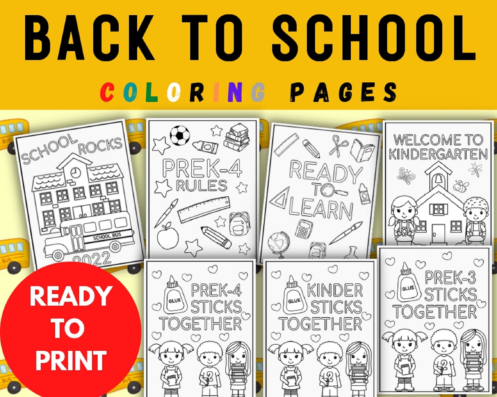 Following School Rules Coloring Pages