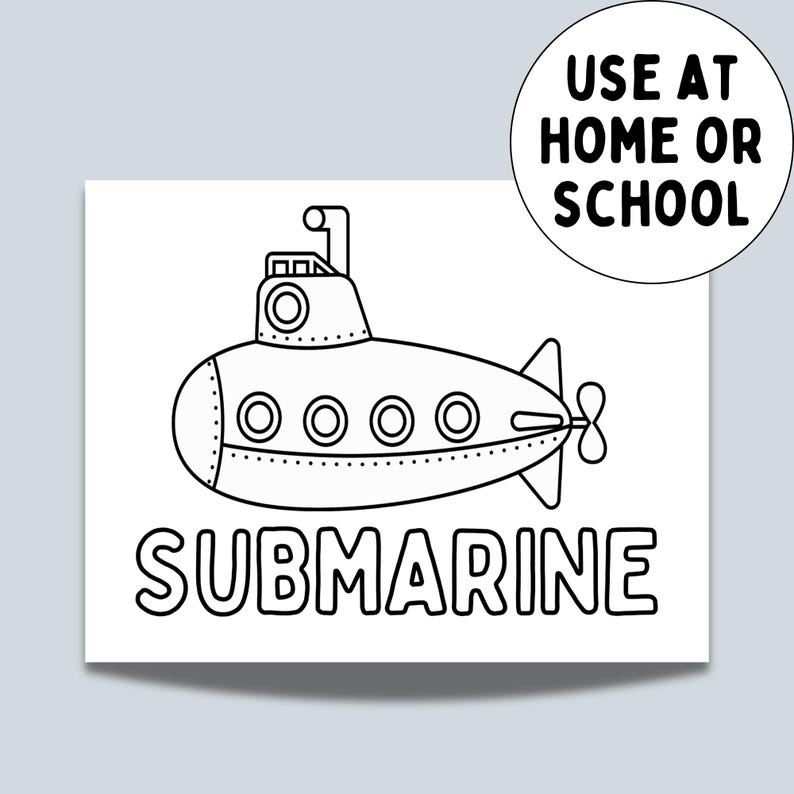 Transportation Coloring Pages, Fun and Engaging Printable Coloring ...