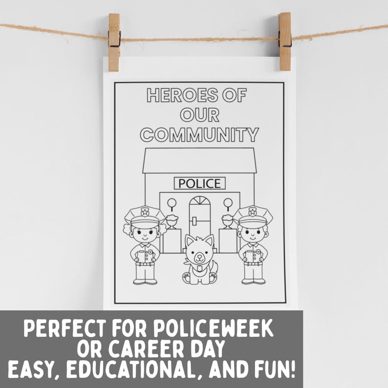Police Coloring Pages , Fun and Engaging Printable Art for Kids ...