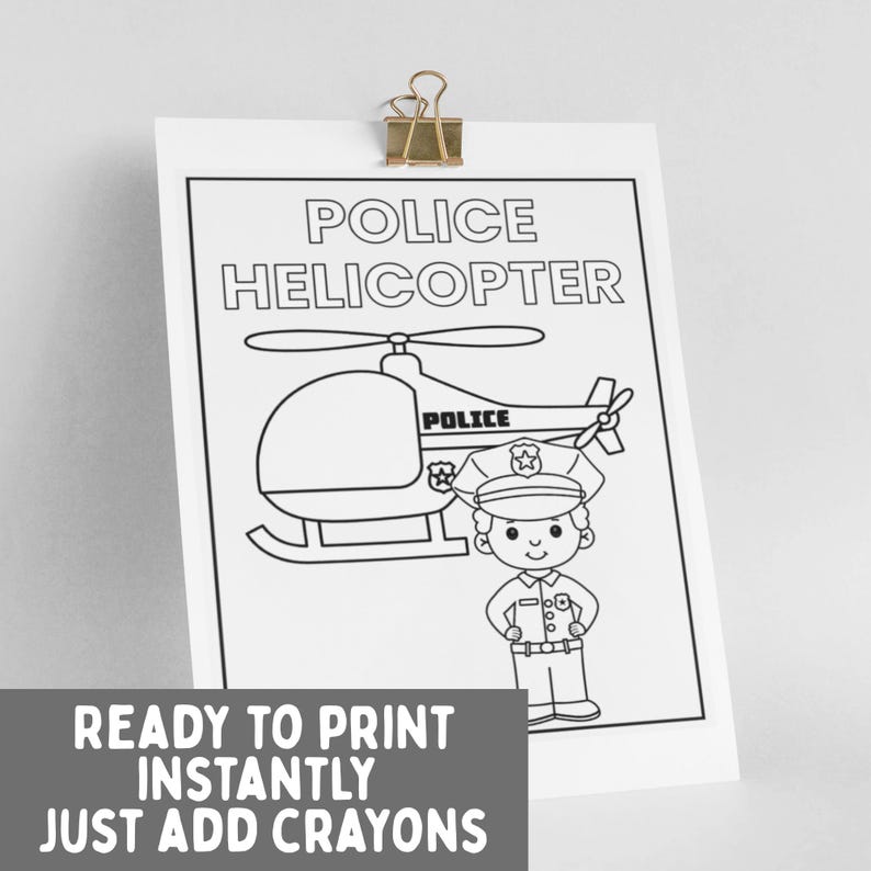 Police Coloring Pages , Fun and Engaging Printable Art for Kids ...