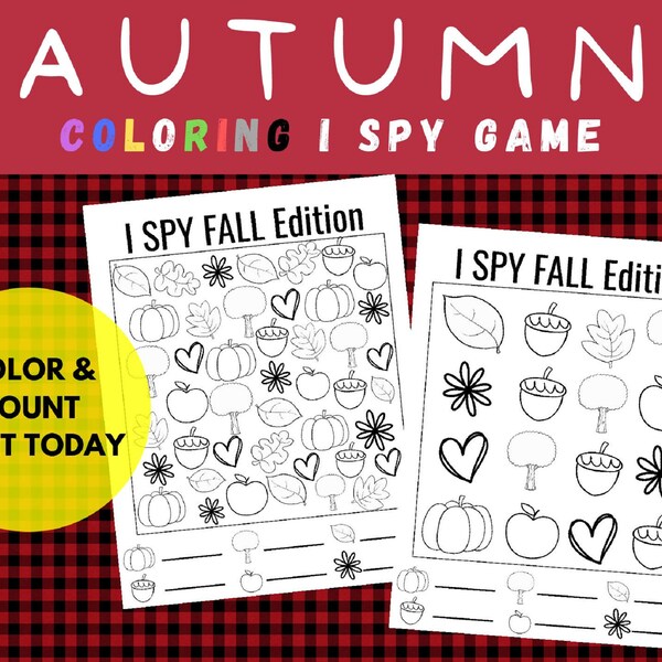 I Spy Worksheets for Adults - Etsy