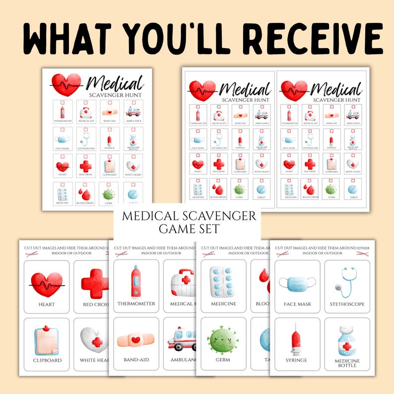 Kids Doctor Activity Pack Printable, Engaging Word Search Maze Coloring ...