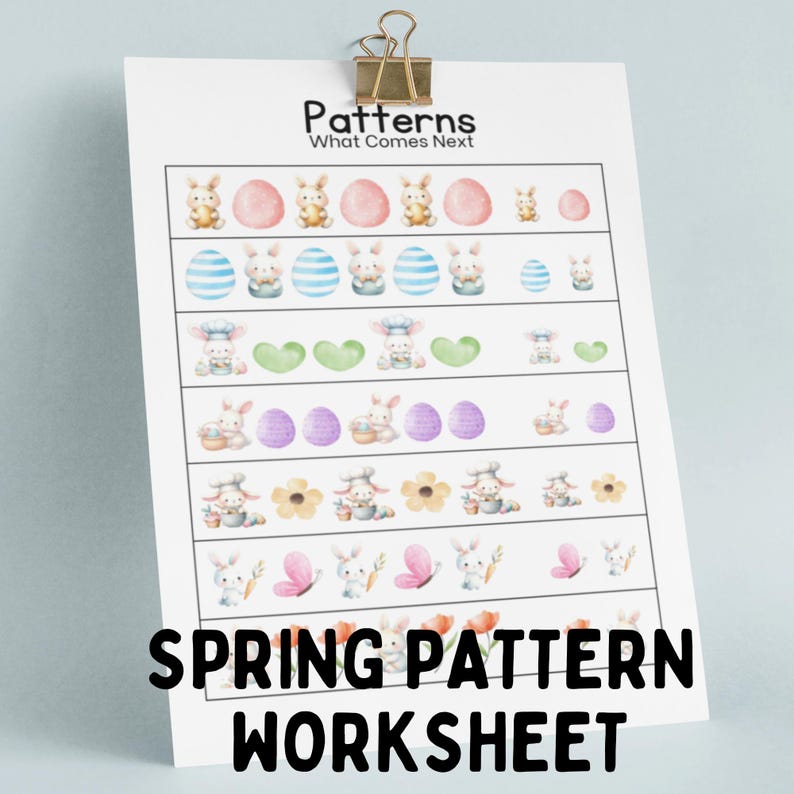 Spring-themed Worksheets for Preschool, Creative and Educational ...