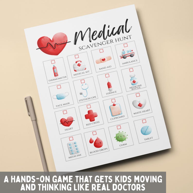 Kids Doctor Activity Pack Printable, Engaging Word Search Maze Coloring ...