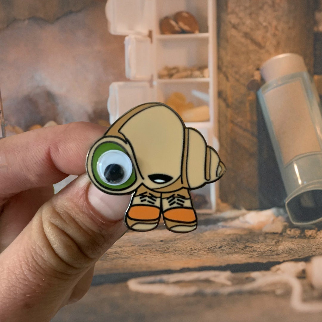 Marcel the Shell With Shoes on Hard Enamel Pin With Googly Eye A24 ...