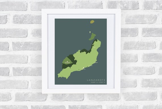Lanzarote Wall Art Printable Poster Spain Travel Gift - Etsy