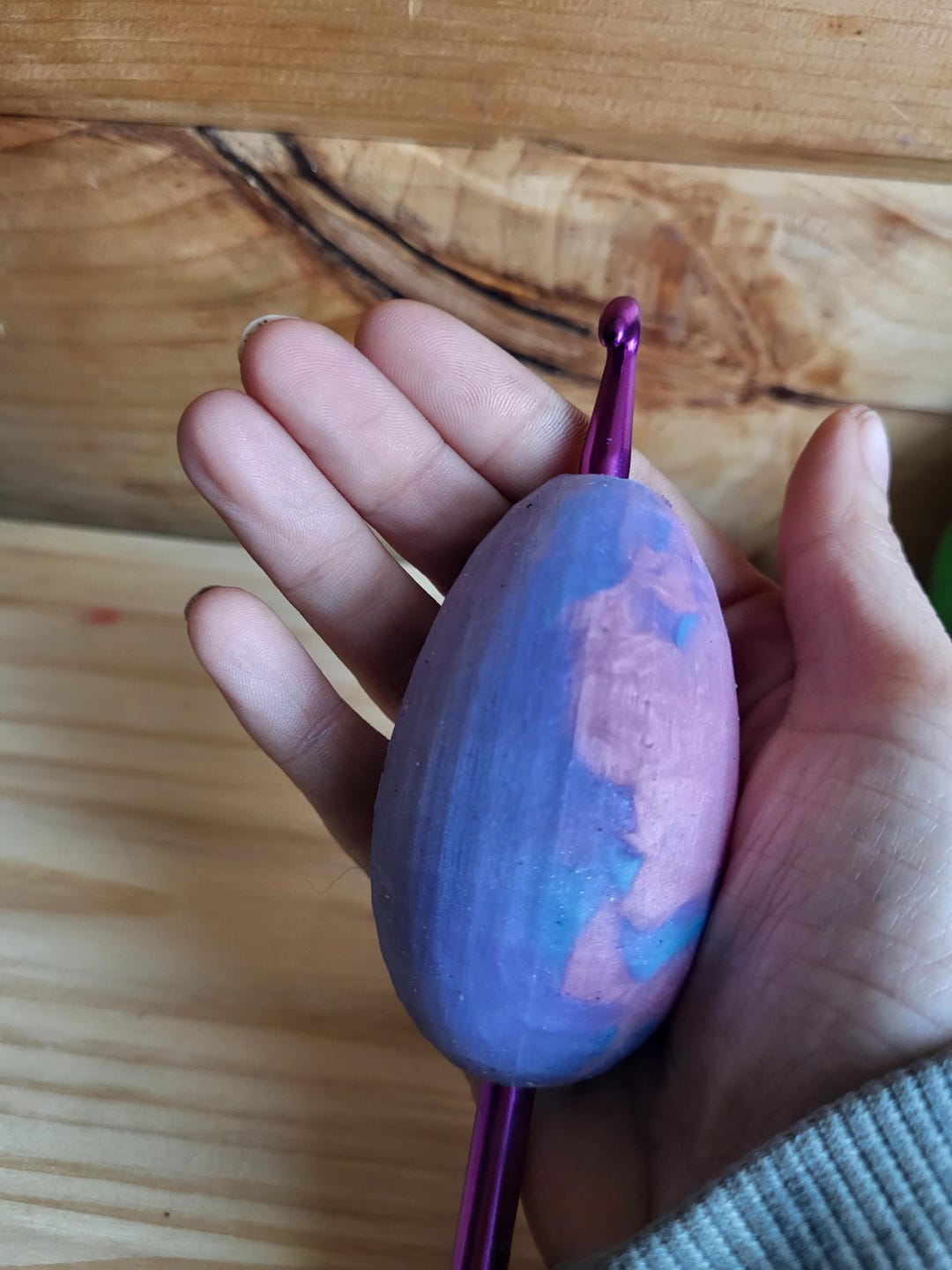 Ergonomic Crotchet Hook Handle, December's Color of the Month, Squishy ...