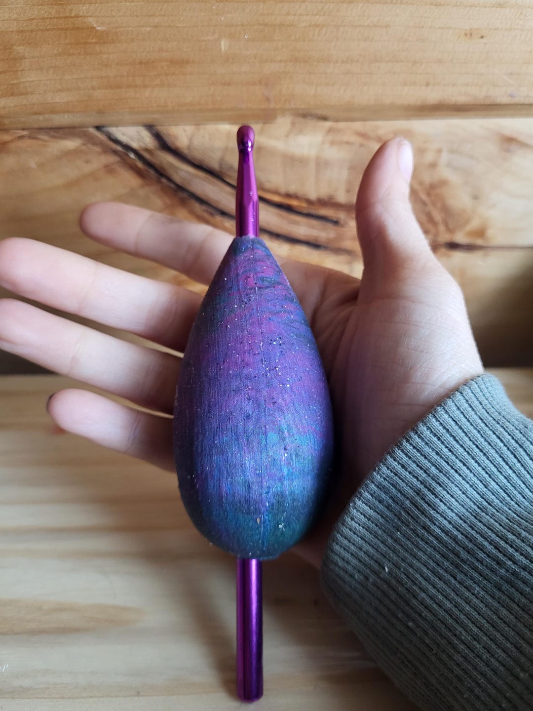 Ergonomic Crotchet Hook Handle, Squishy Grips, Crochet Handle ...