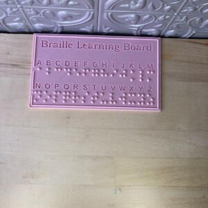 Braille Alphabet Board - Etsy