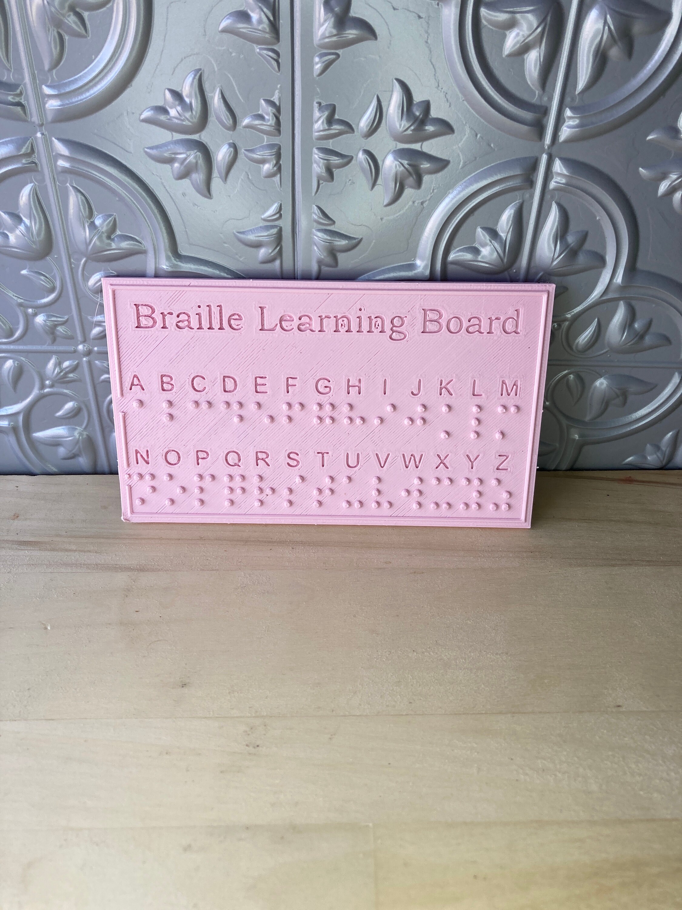 Braille Alphabet Board - Etsy