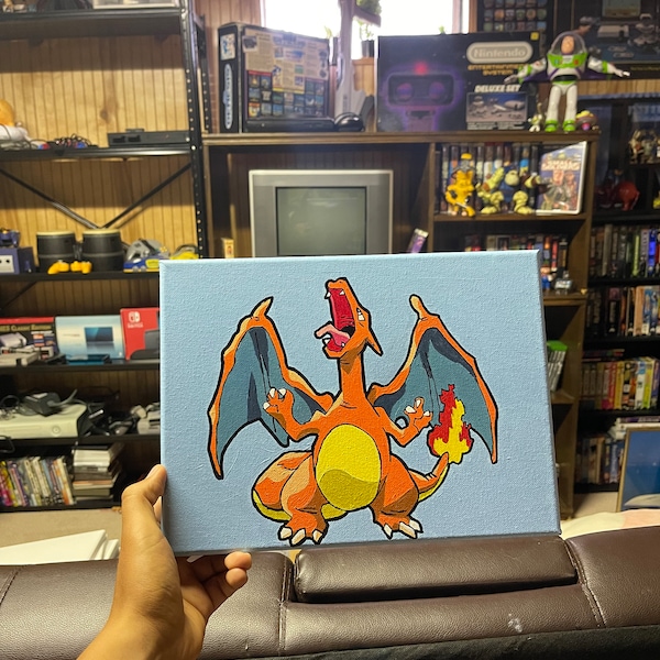 Charizard Painting - Etsy