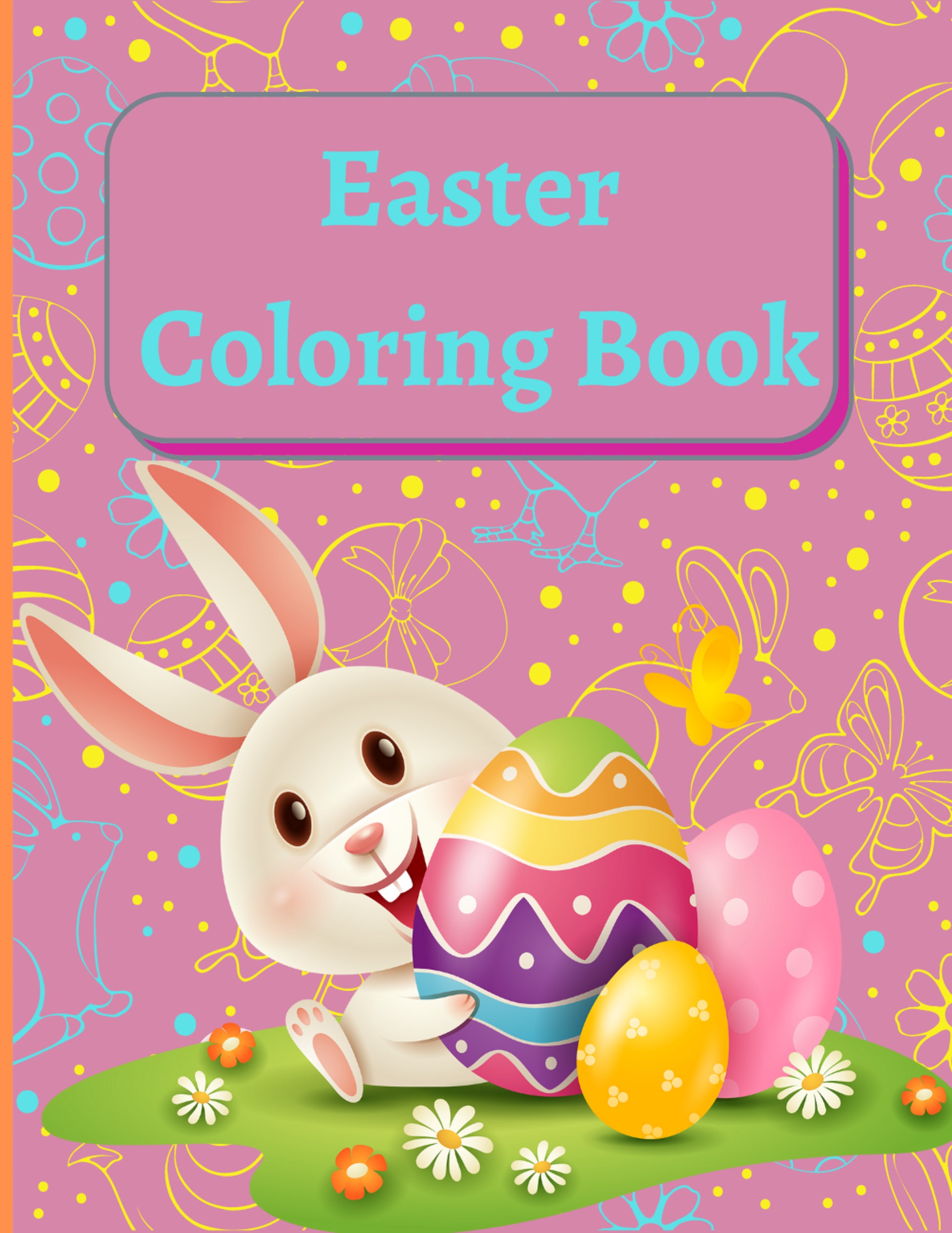 Easter Coloring Book - Etsy