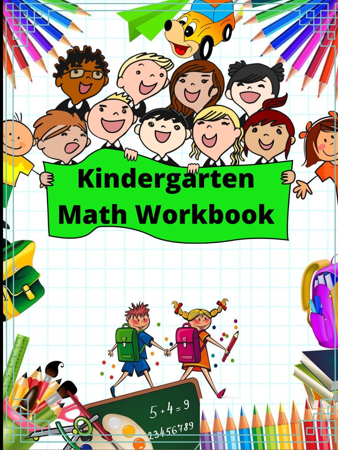 Kindergarten Math Workbook - Etsy