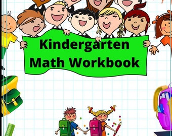 Kindergarten Addition Workbook, Digital File PDF, Printable, Math ...