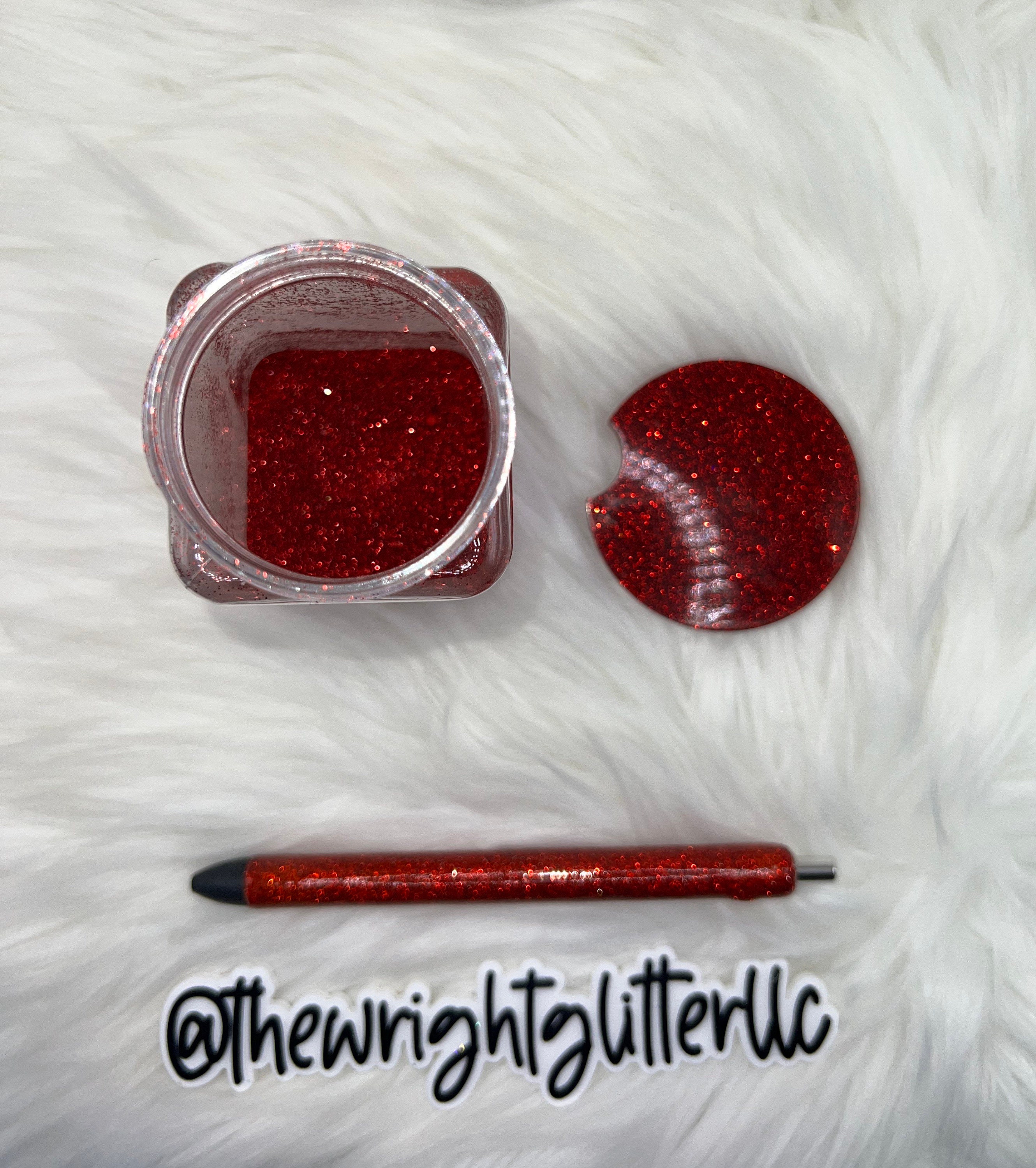 Royal Ruby Red Glitter Fine Glitter Tumbler Glitter - Etsy