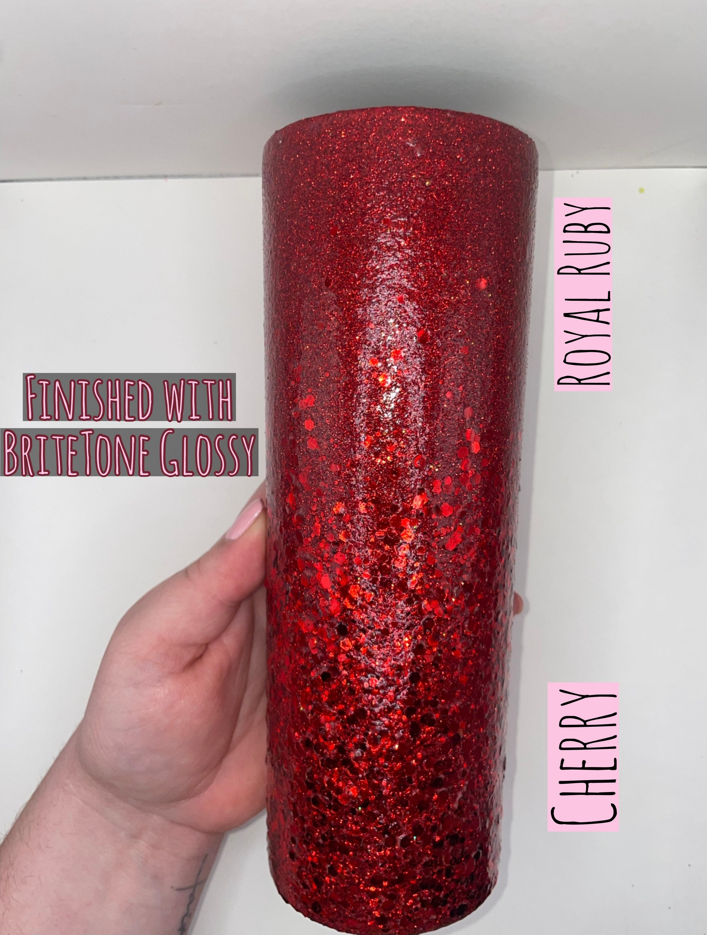 Royal Ruby Red Glitter Fine Glitter Tumbler Glitter - Etsy