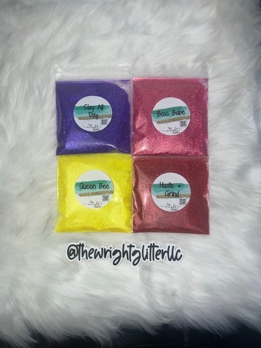 Boss Bundle, Fine Glitter, Pink Glitter, Purple Glitter, Yellow Glitter ...