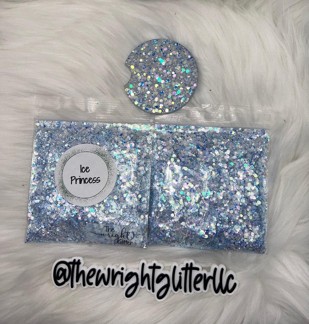 Ice Princess, Blue Glitter, Chunky Glitter, Snowglobe Glitter, Tumbler ...