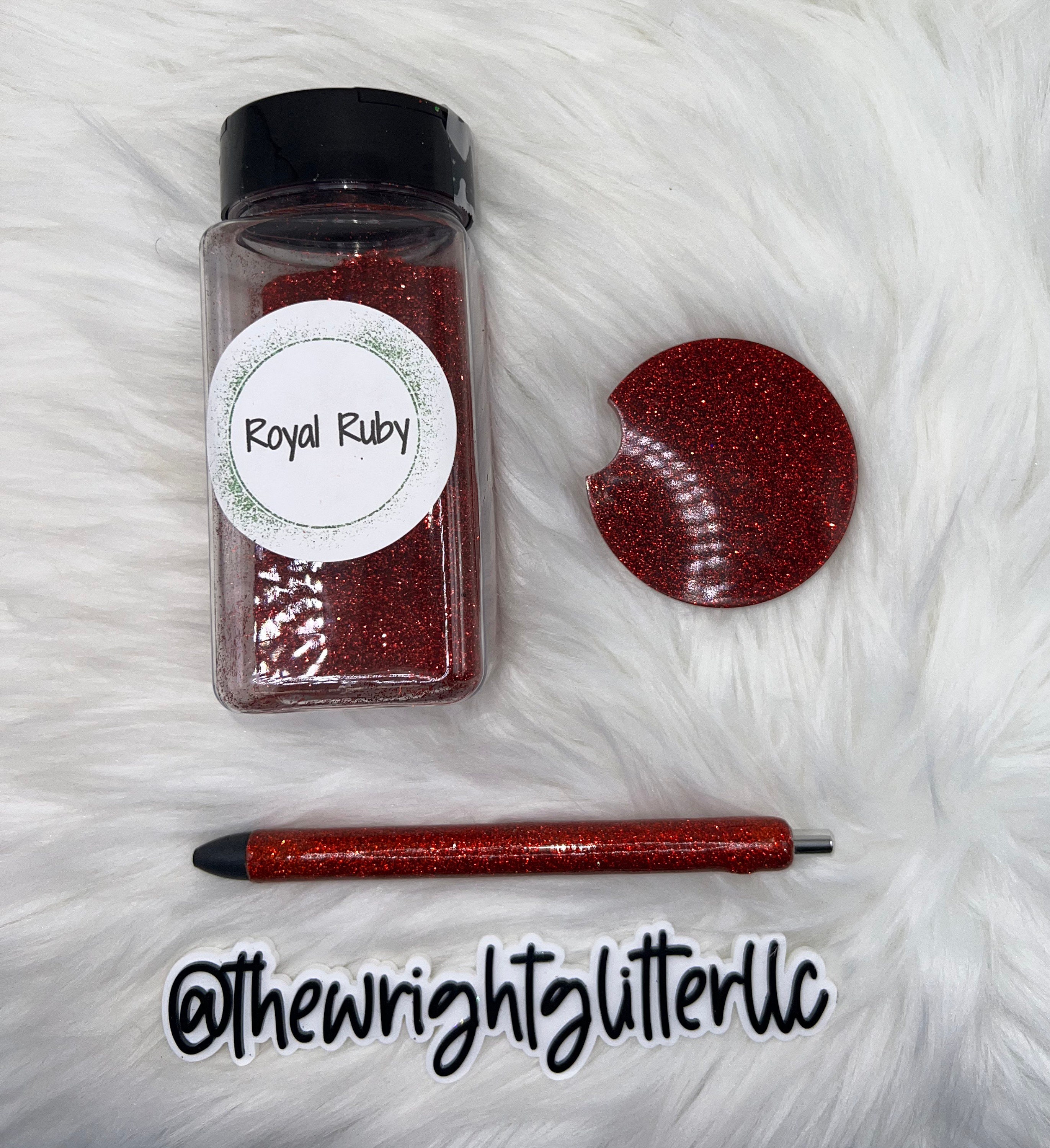 Royal Ruby Red Glitter Fine Glitter Tumbler Glitter - Etsy