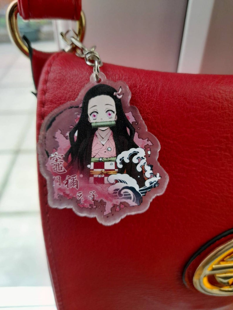 Anime Keychains Stainless Silver Chain Anime | Etsy