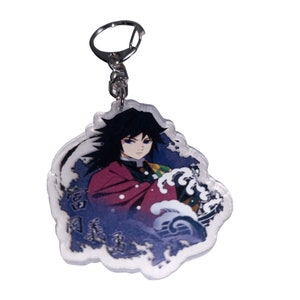 Anime Keychains Stainless Silver Chain Anime - Etsy