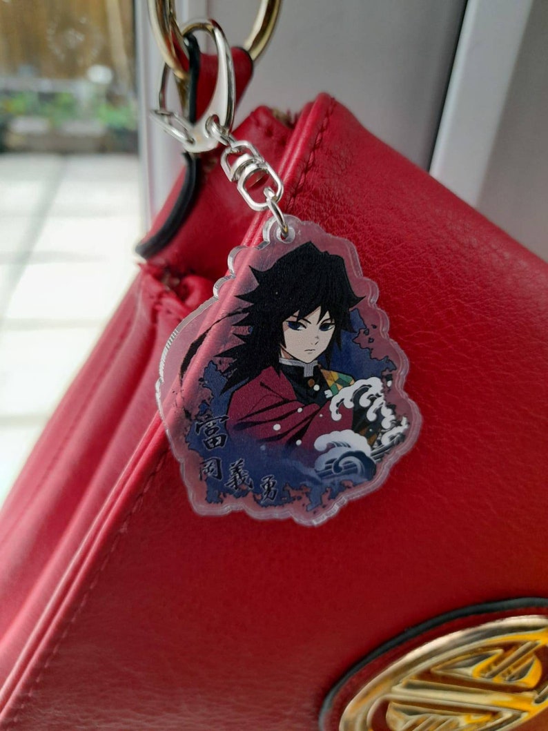 Anime Keychains Stainless Silver Chain Anime | Etsy
