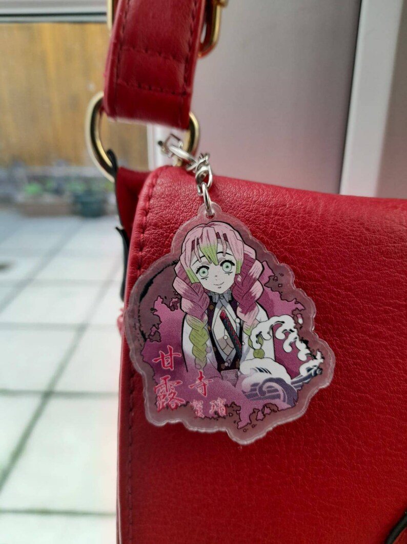 Anime Keychains Stainless Silver Chain Anime - Etsy