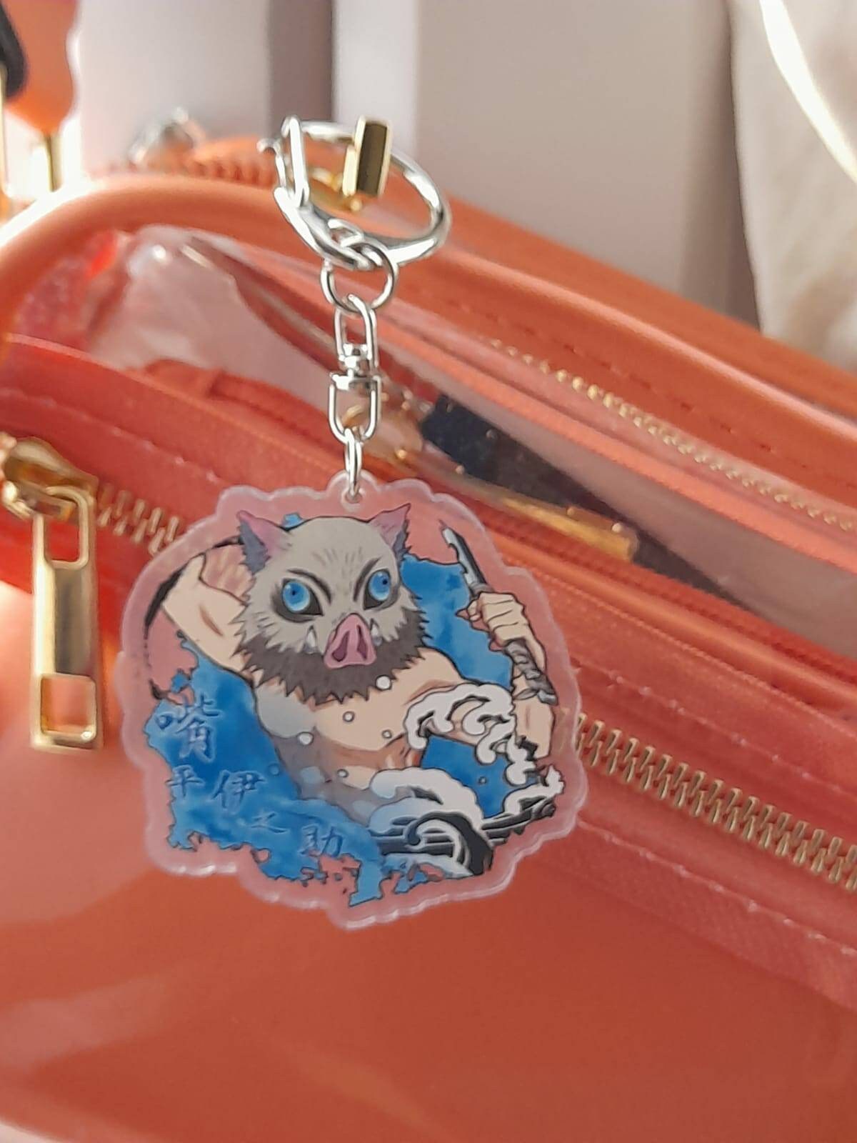 Anime Keychains Stainless Silver Chain Anime - Etsy