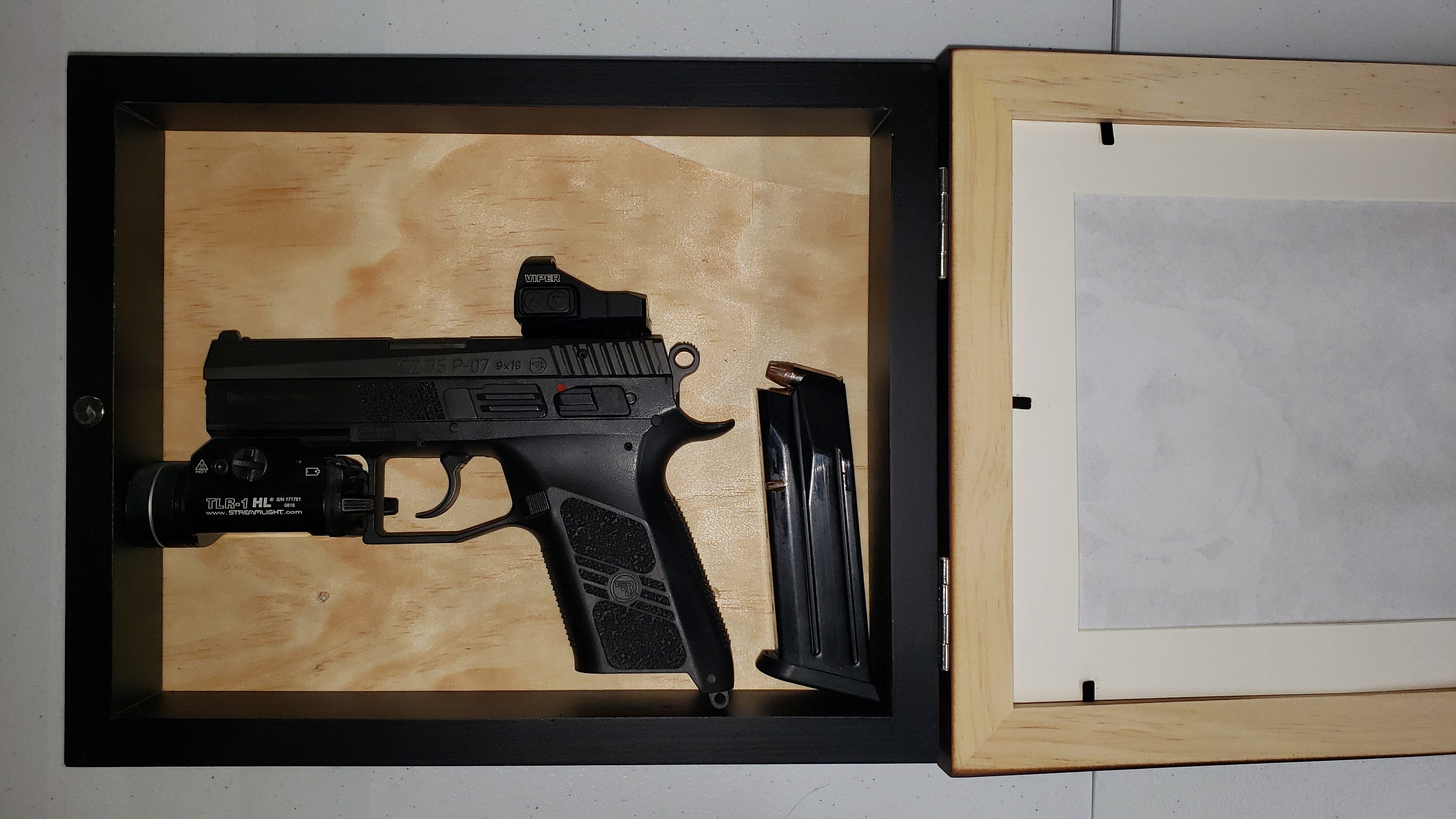 Handgun Concealment Picture Frame With Free Shipping - Etsy