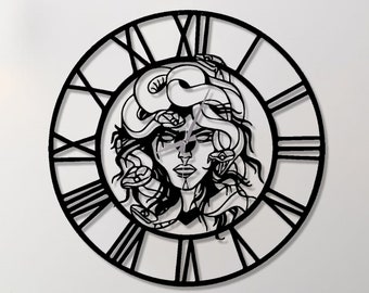 Medusa Wall Clock - Etsy
