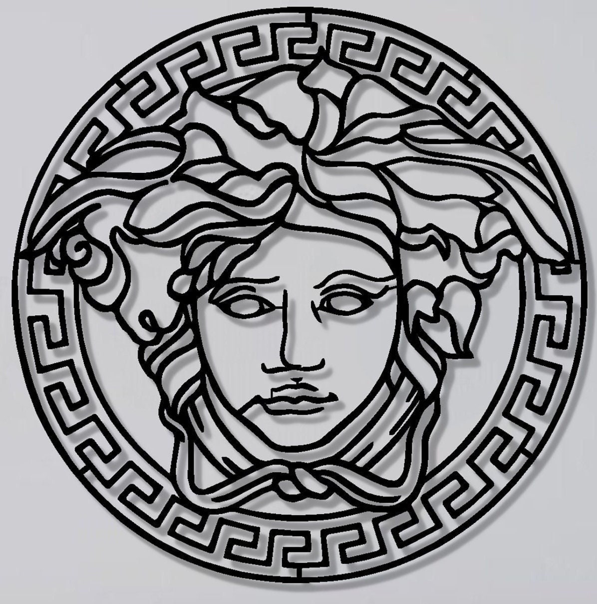 Versace Logo Black