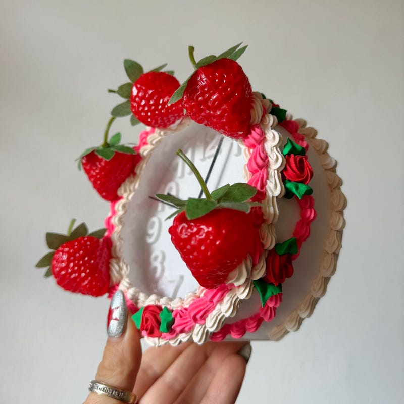 Fake Cake Clock - Etsy Canada