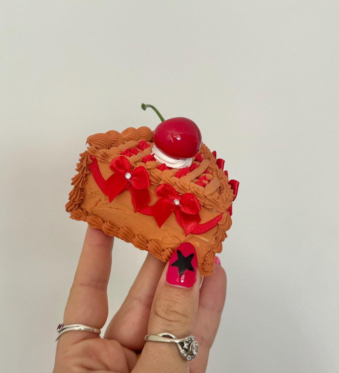 Fake Cake Cherry Pie Magnet - Etsy