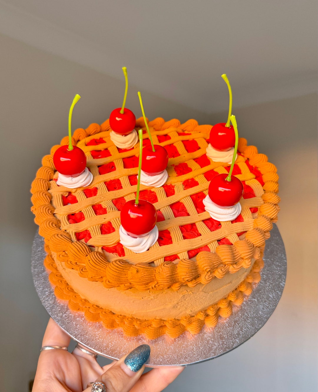 Fake Cake ~ Cherry Pie - Etsy