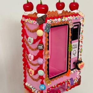 Fake Cake Mini Vending Machine - Cherries & Candies - Red - Etsy