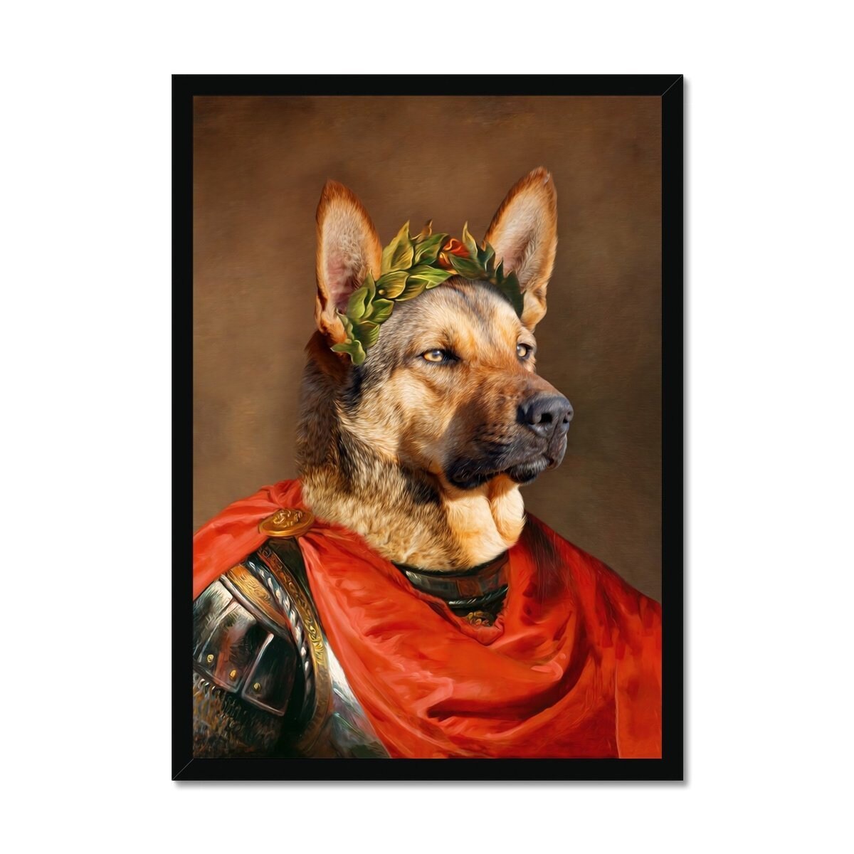 The Roman Emperor Pet Portraits | Pet Portraits | Regal Dog Portrait ...