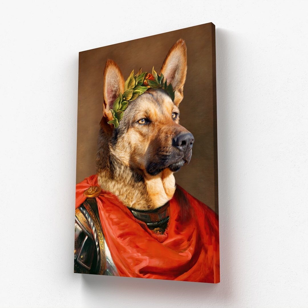 The Roman Emperor Pet Portraits | Pet Portraits | Regal Dog Portrait ...