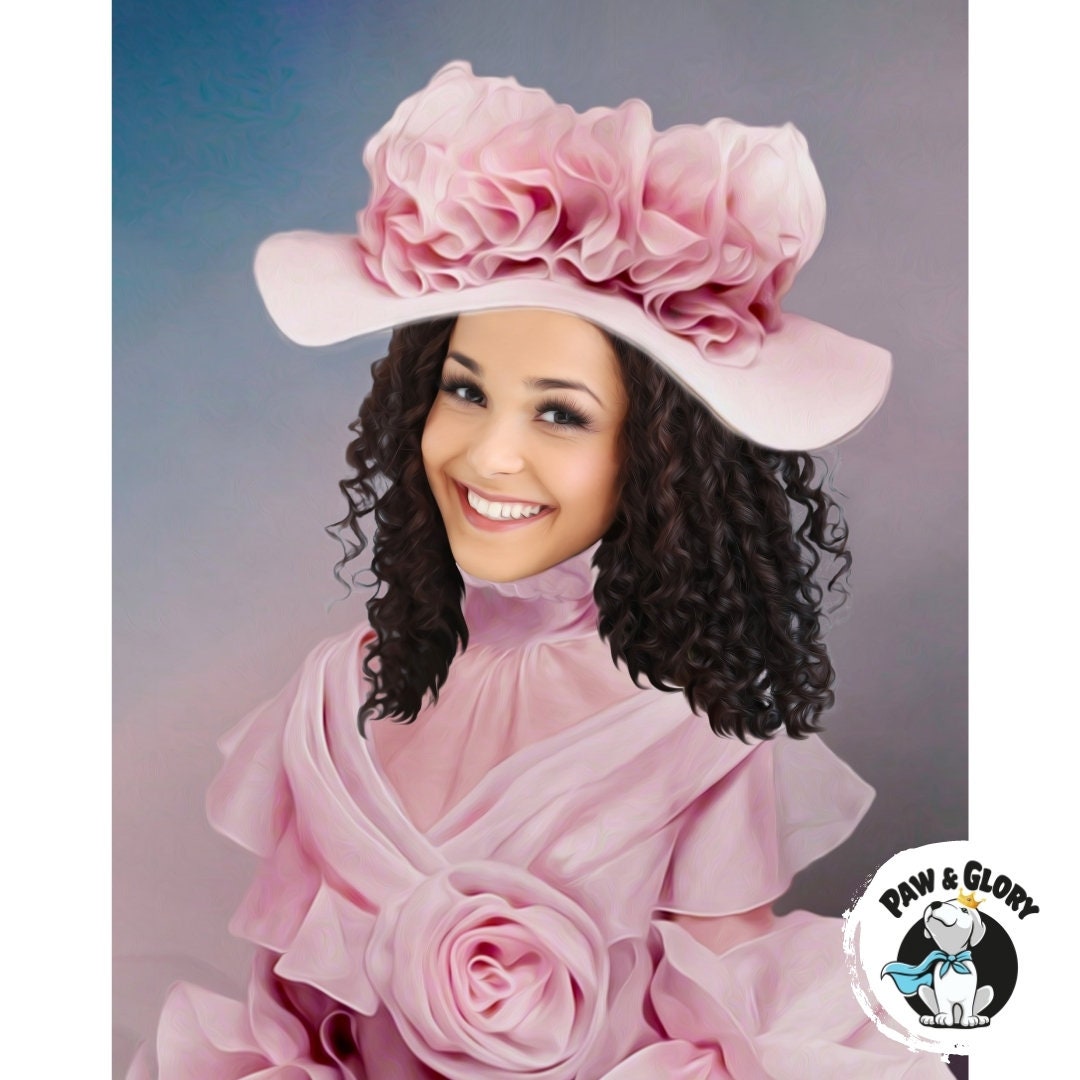 The Southern Belle Human Portrait | Royal Woman Portrait | Mom Girl ...