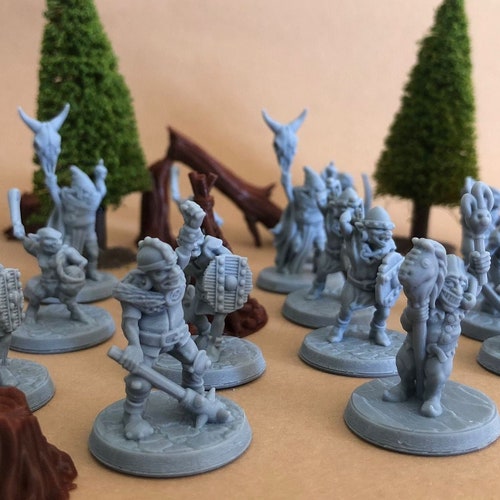 Kobold Army 28mm D&D Enemy Army Miniatures Tabletop RPG - Etsy