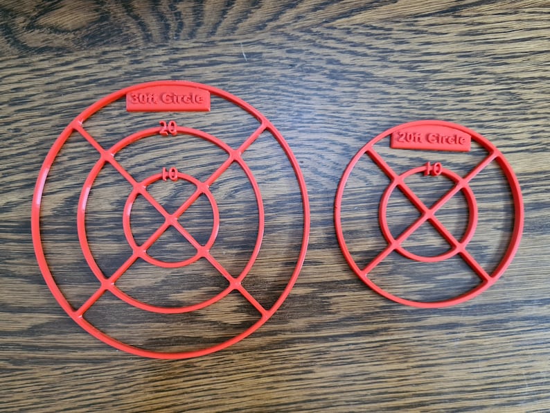 Area of Effect Spell Templates for 28mm Tabletop RPG | D&D Pathfinder ...