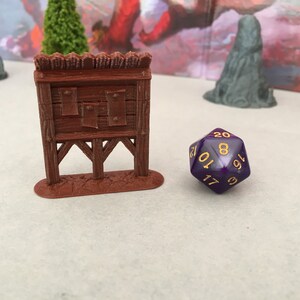 Roadside Prop Set | 28mm (D&D) | Fence, Signpost, Lightpost, and Notice ...