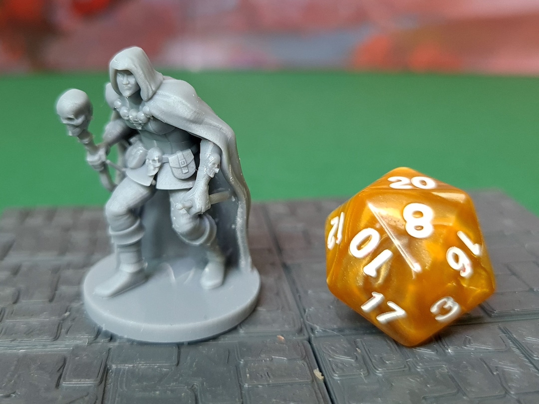 Human Warlock 28mm D&D Male Warlock Miniature Tabletop RPG - Etsy