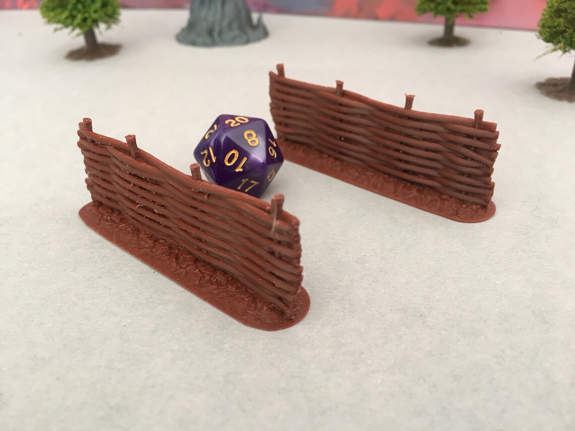 Roadside Prop Set 28mm D&D Fence Signpost Lightpost - Etsy