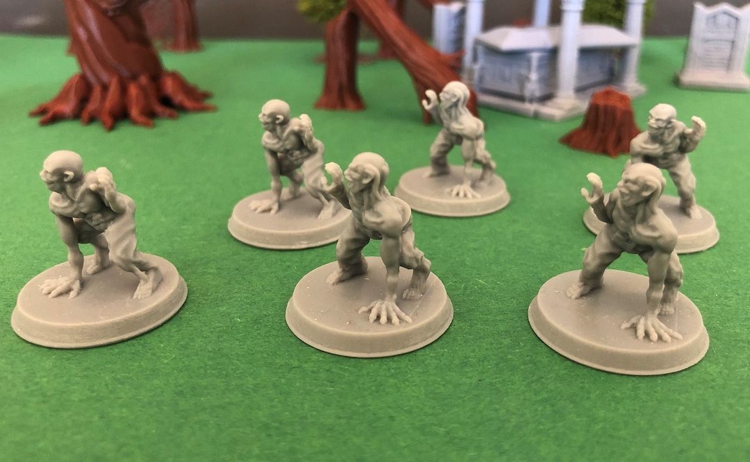 Ghouls | 28mm (D&D) Undead Miniatures | Tabletop RPG - Etsy