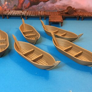 Ferries | 28mm (D&D) Small Rowing Boats | Tabletop RPG - Etsy