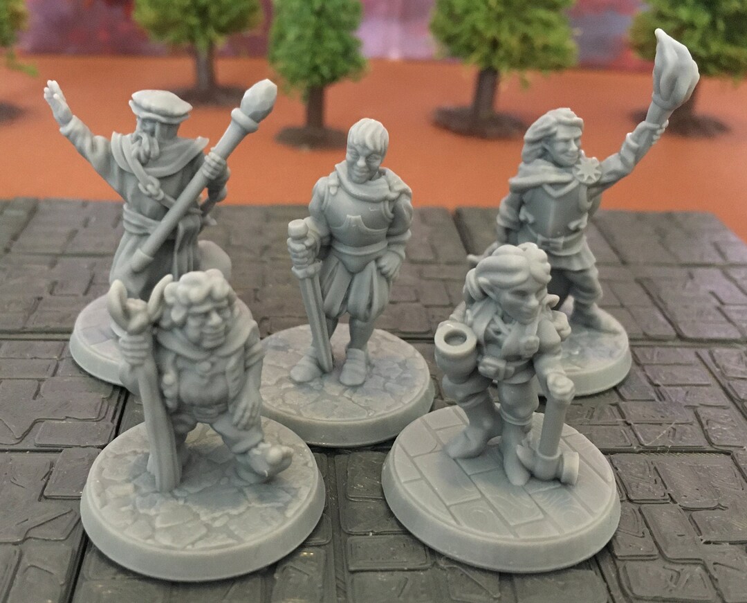 Adventuring Party 6 | 28mm (D&D) Miniatures | Hero Group | Tabletop RPG ...
